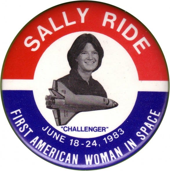 Sally Ride Challenger Space Shuttle Logo
