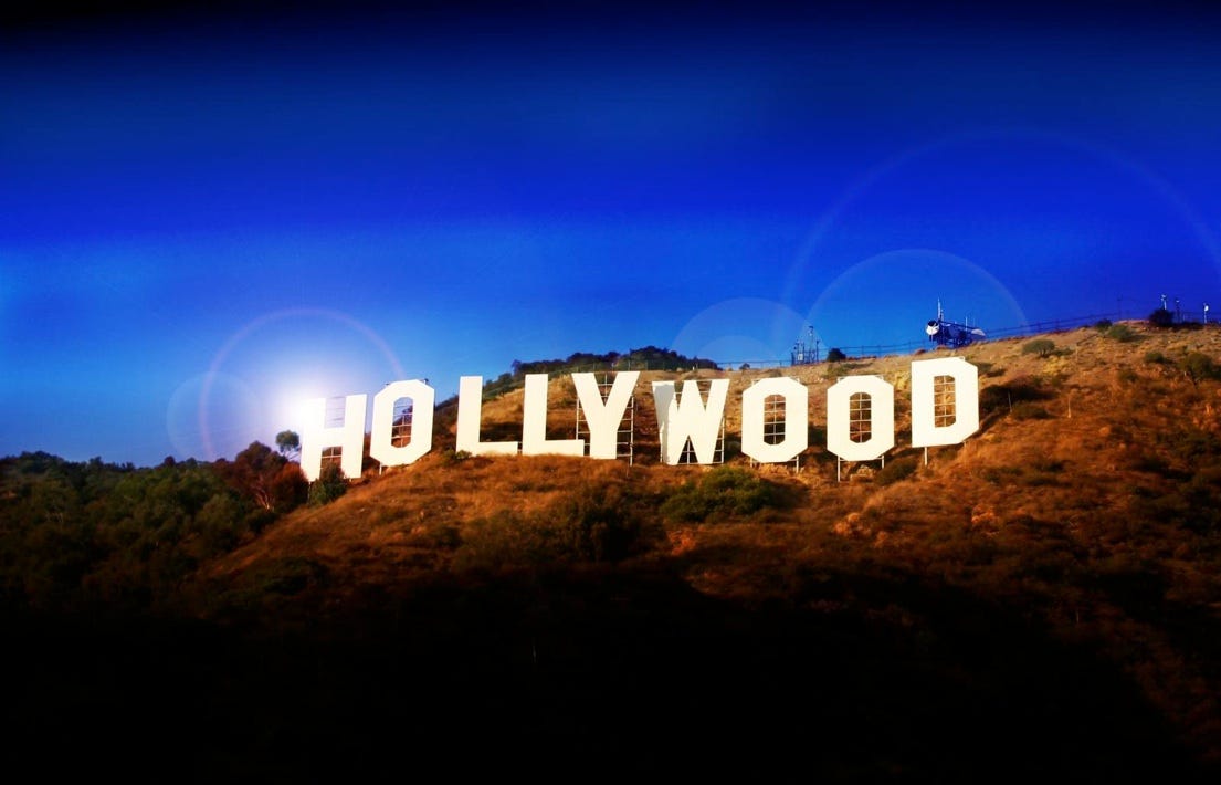 Hollywood Sign Lights