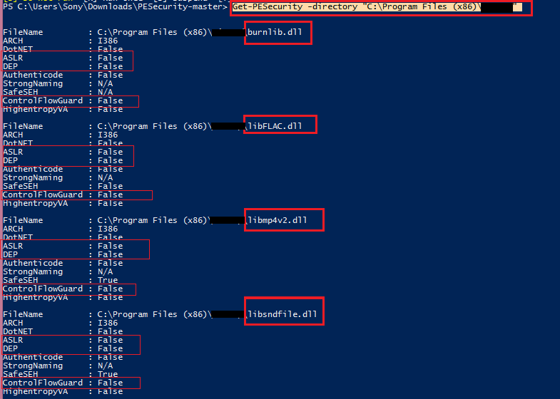 Verifying Aslr Dep And Safeseh With Powershell