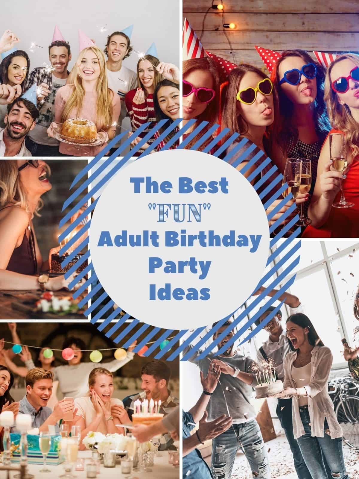 Adult Birthday Party Program
