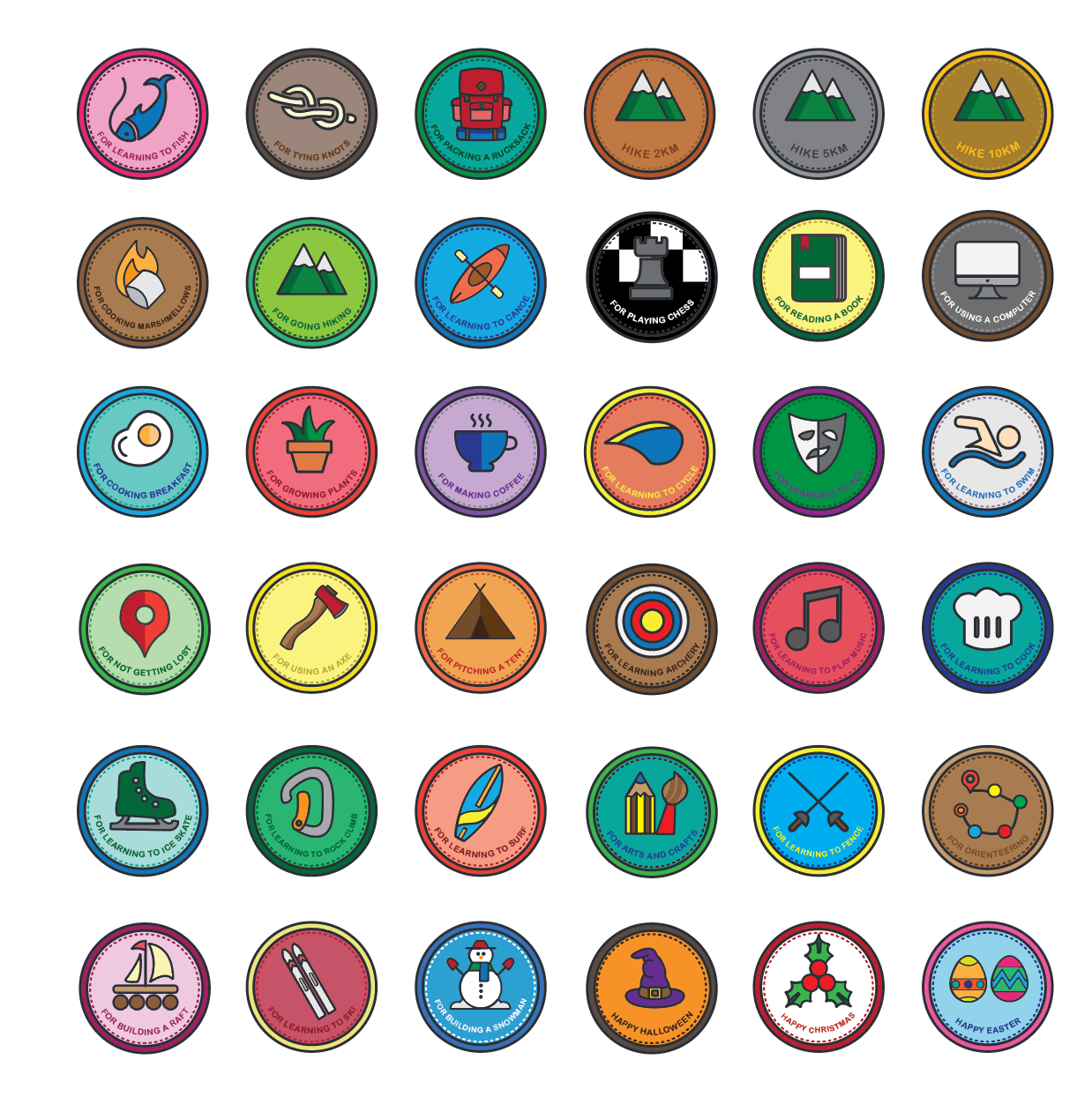 Russell From Up Badges Printable