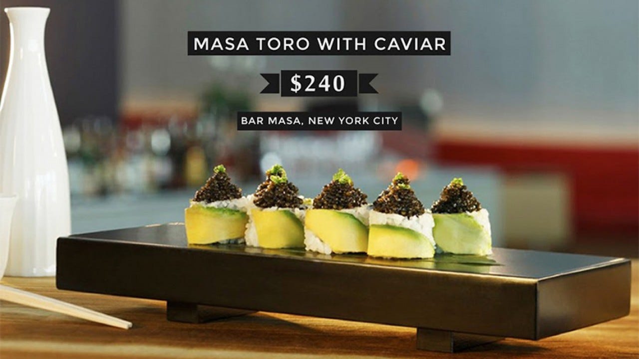 Most Expensive Food Dishes In The World Most Expensive Dishes In The