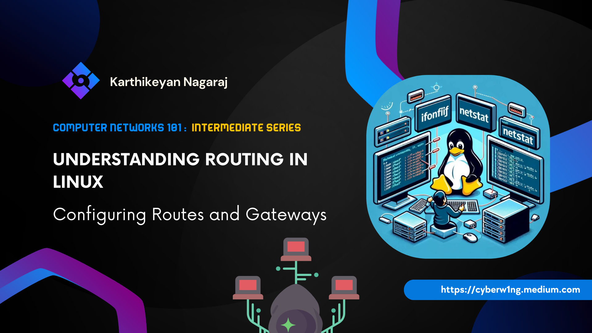 Static Routing Configuration Using 3 Routers Learn Linux