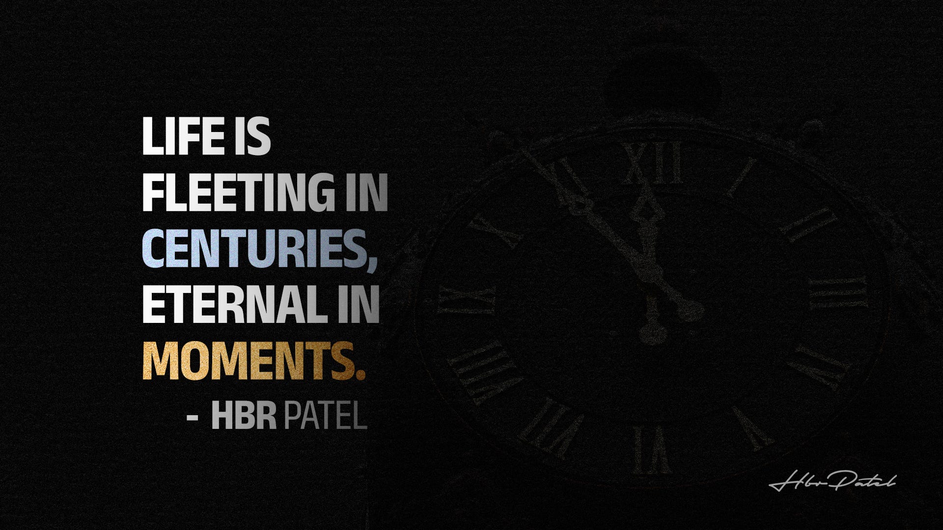Time Is Fleeting Quote