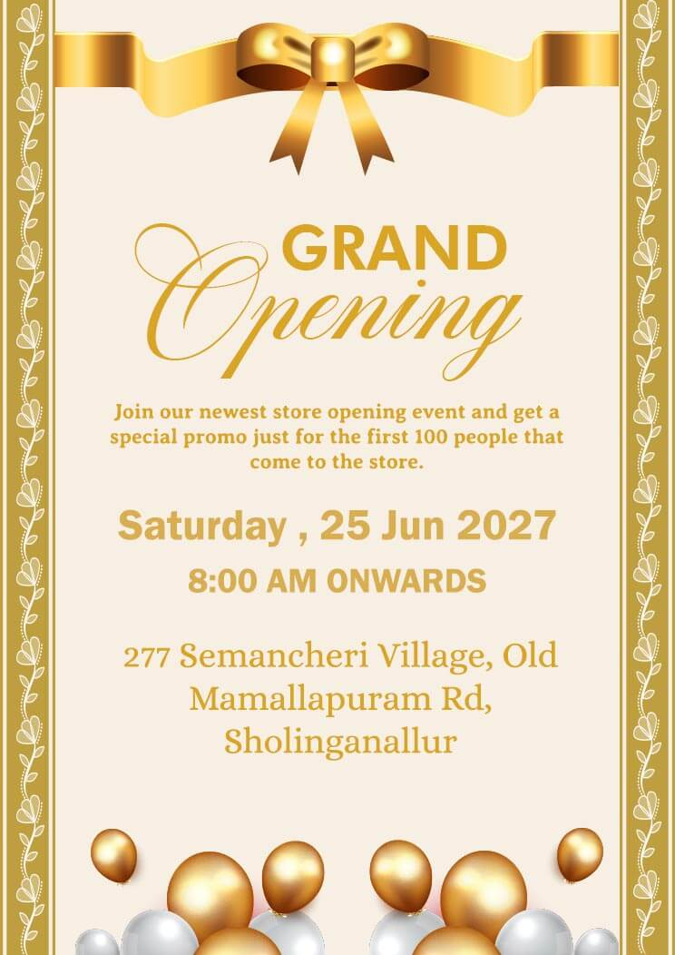 Soft Opening Invitation Card Shop Opening Invitation Card Templates