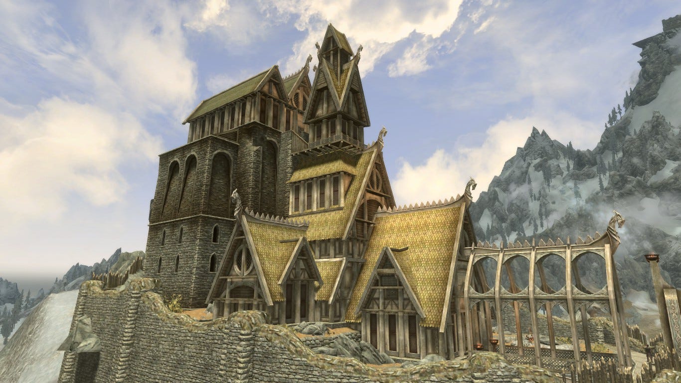 Wallpaper Skyrim Whiterun