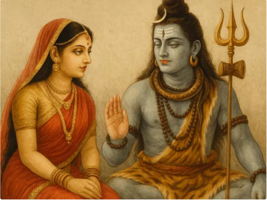 Lord Shiva And Sati
