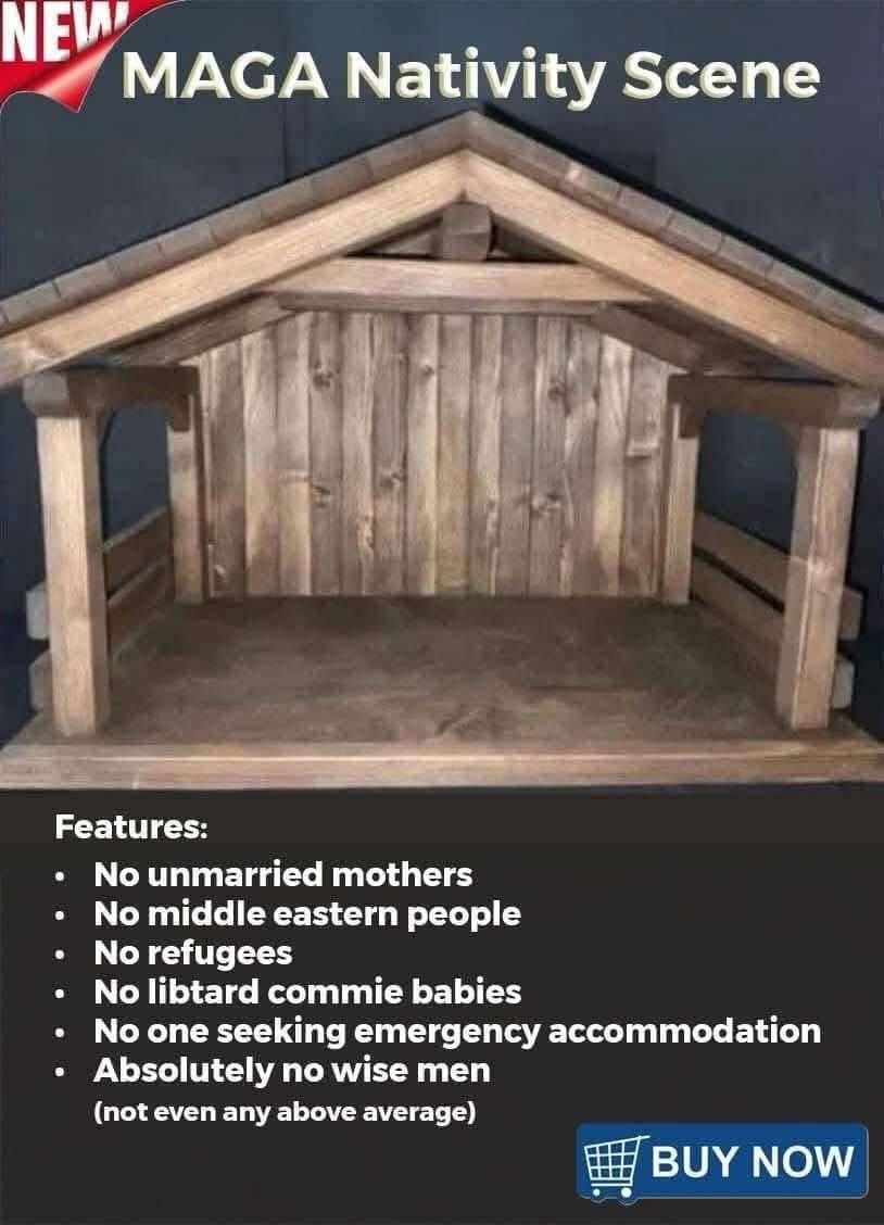 Refugee Nativity Memes ICE Was Here': Massachusetts Church Displays
