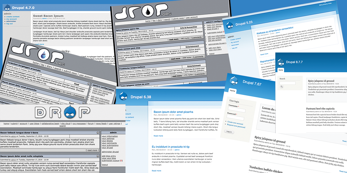 History Of The Druplicon The Famous Drupal Symbol