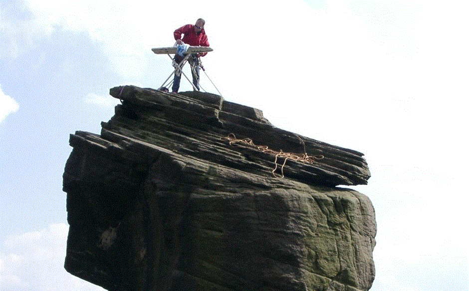 Extreme Ironing Gif