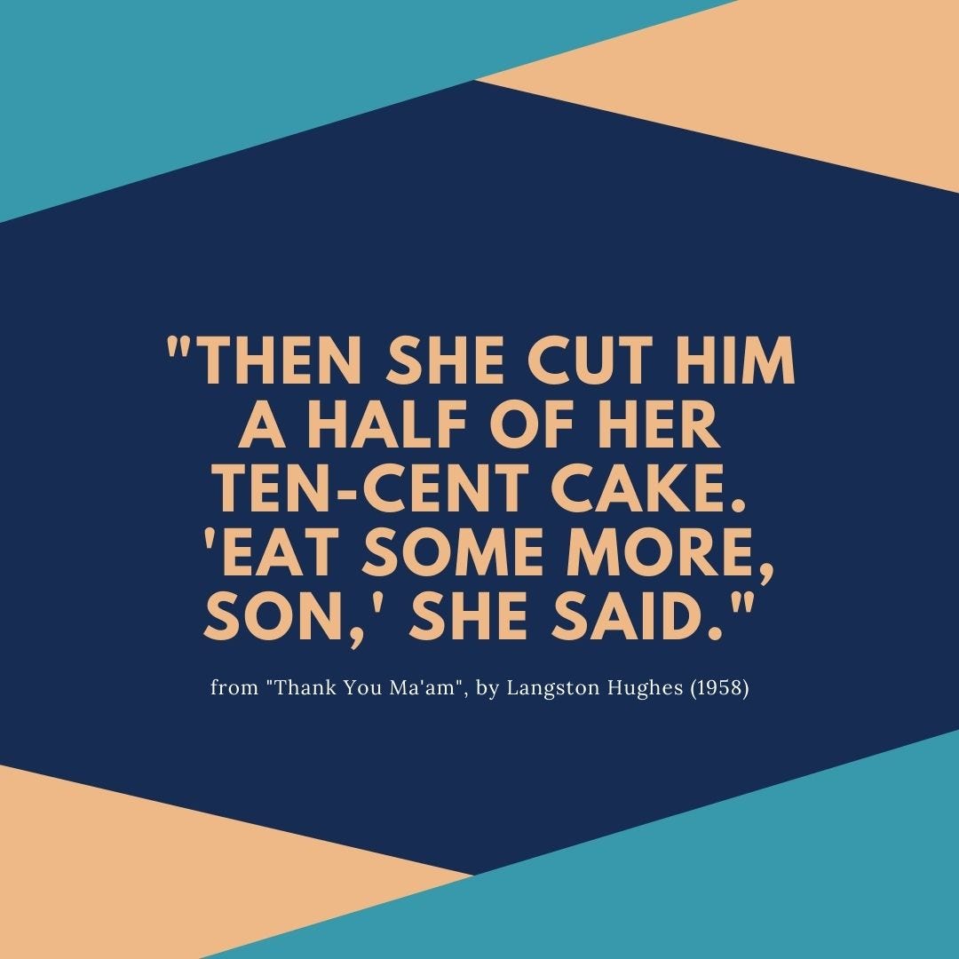 Langston Hughes Thank You Maam