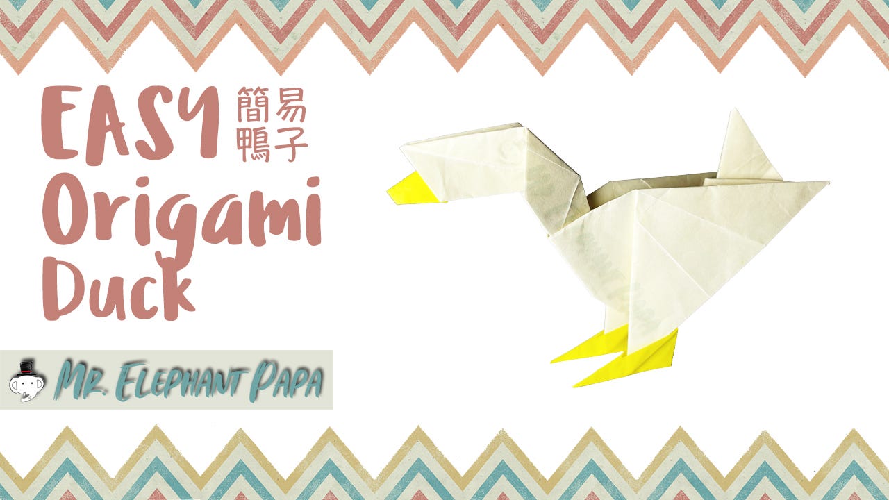 How To Make Duck In Origami Origami Duck Designed By Anice @anice_cldn