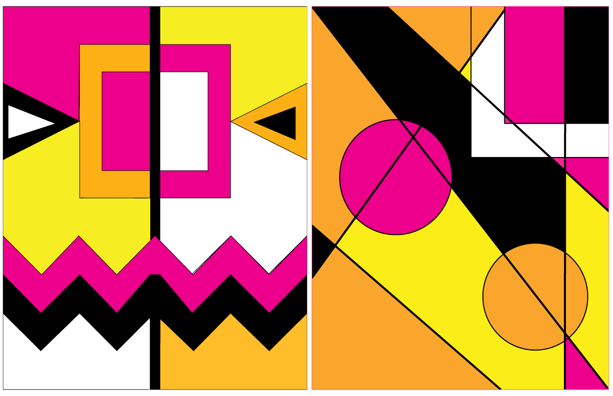 Asymmetrical Balance Graphic Design
