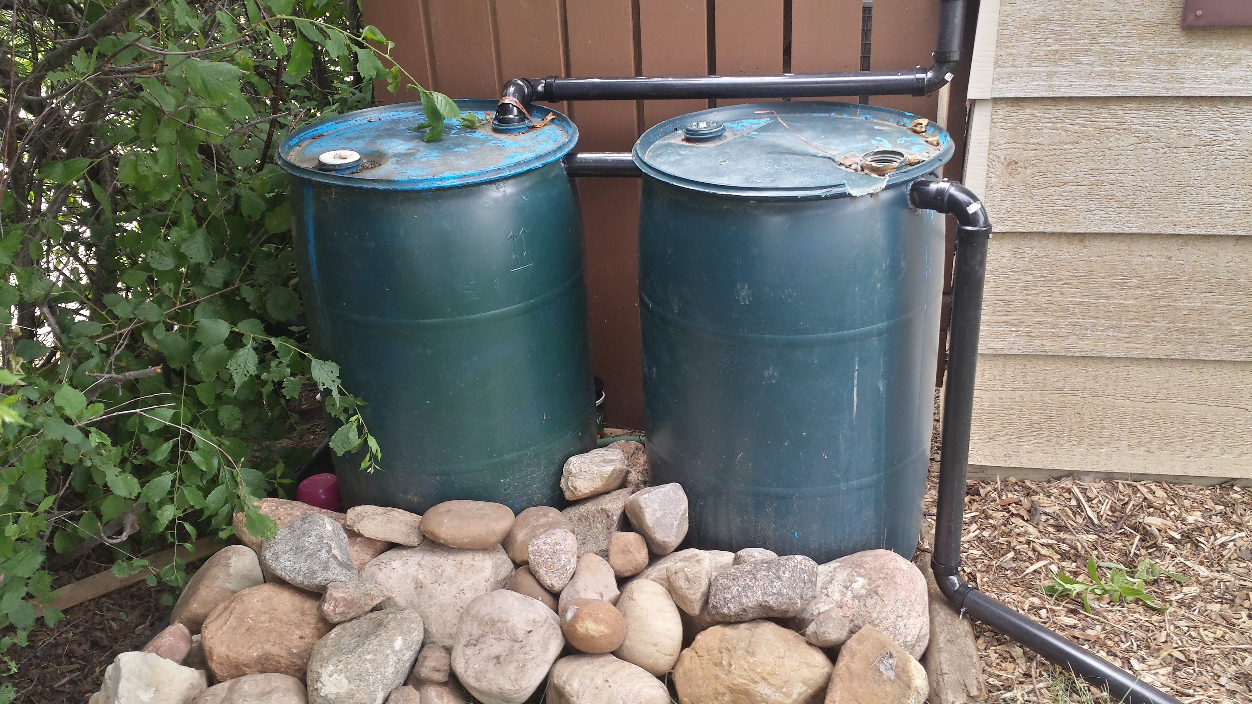 Section Of Rain Barrel System How To Install A Rain Barrel | DIY Rain
