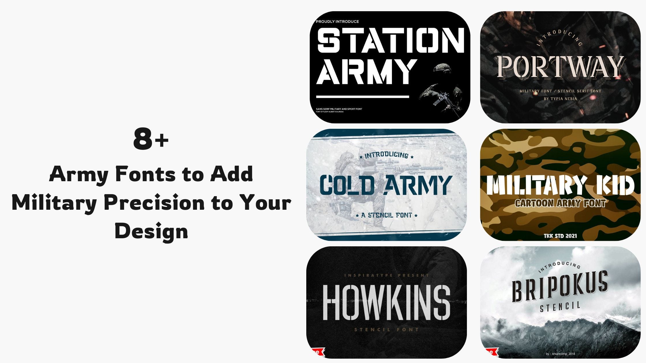Army Font Logo