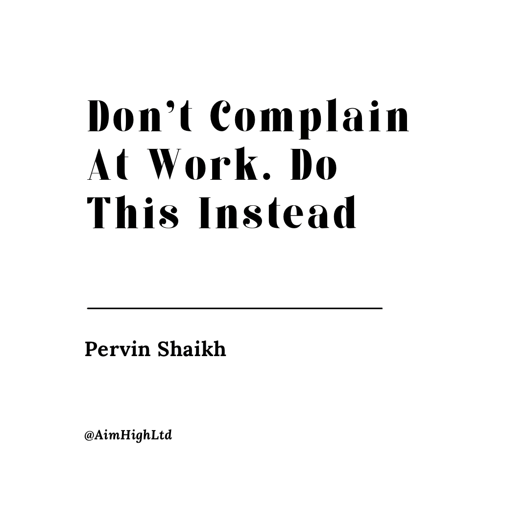 Complaining About Work Quotes