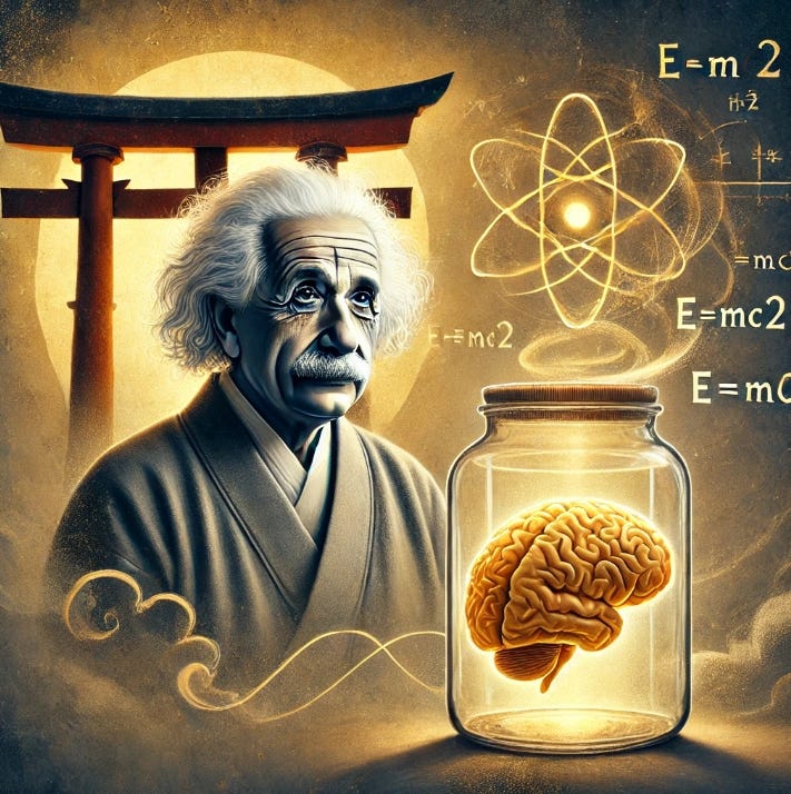 Albert Einstein Brain In A Jar
