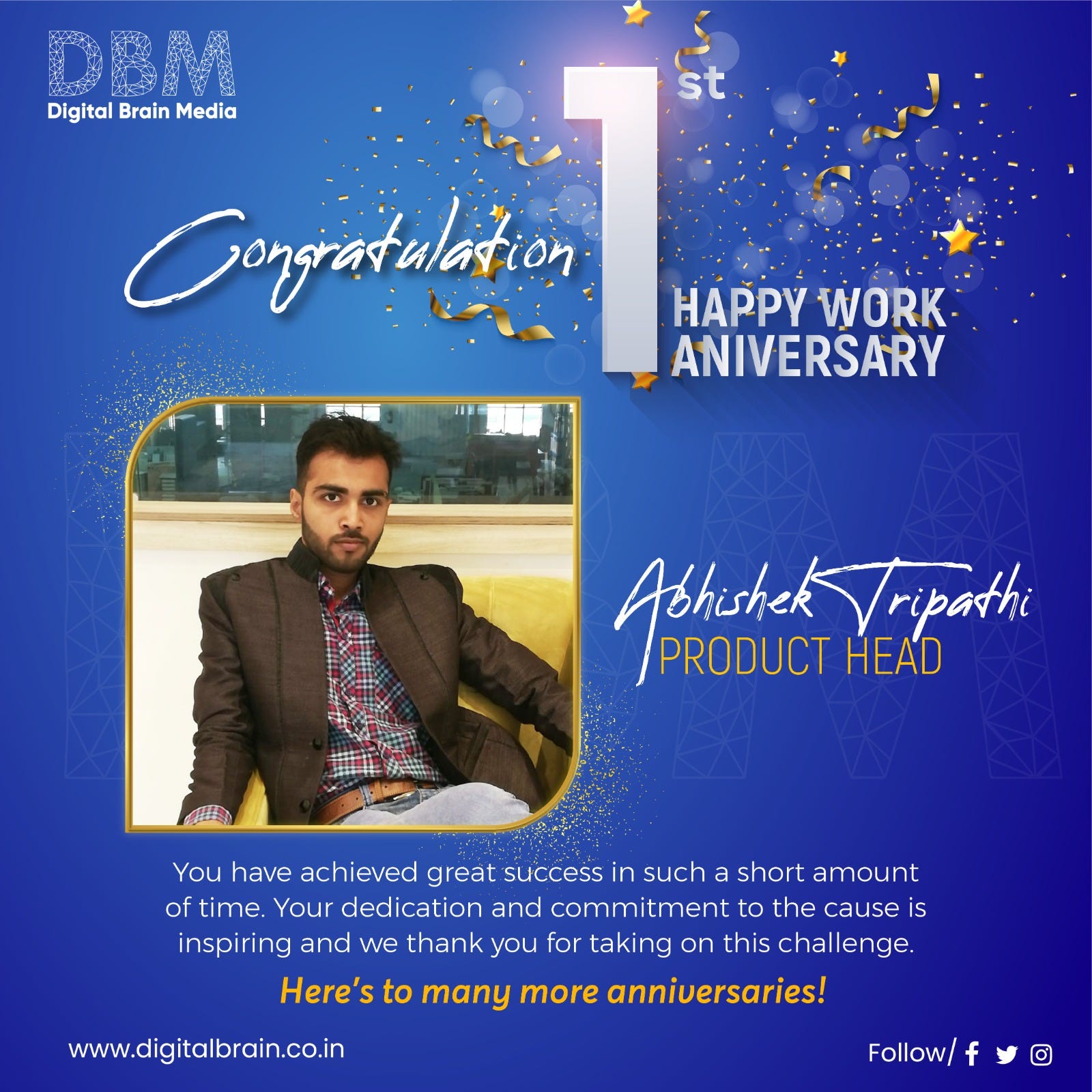 1 Year Work Anniversary Congratulations Dynamic Health IT Quality