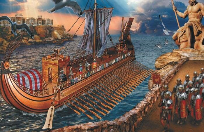 Rome Battle Of Actium Art