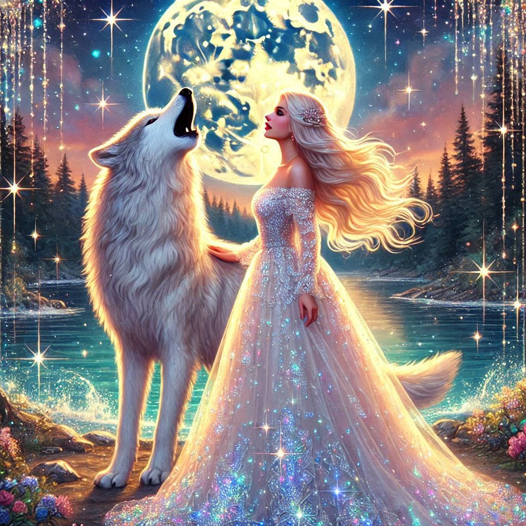 White Wolf Spirit Woman