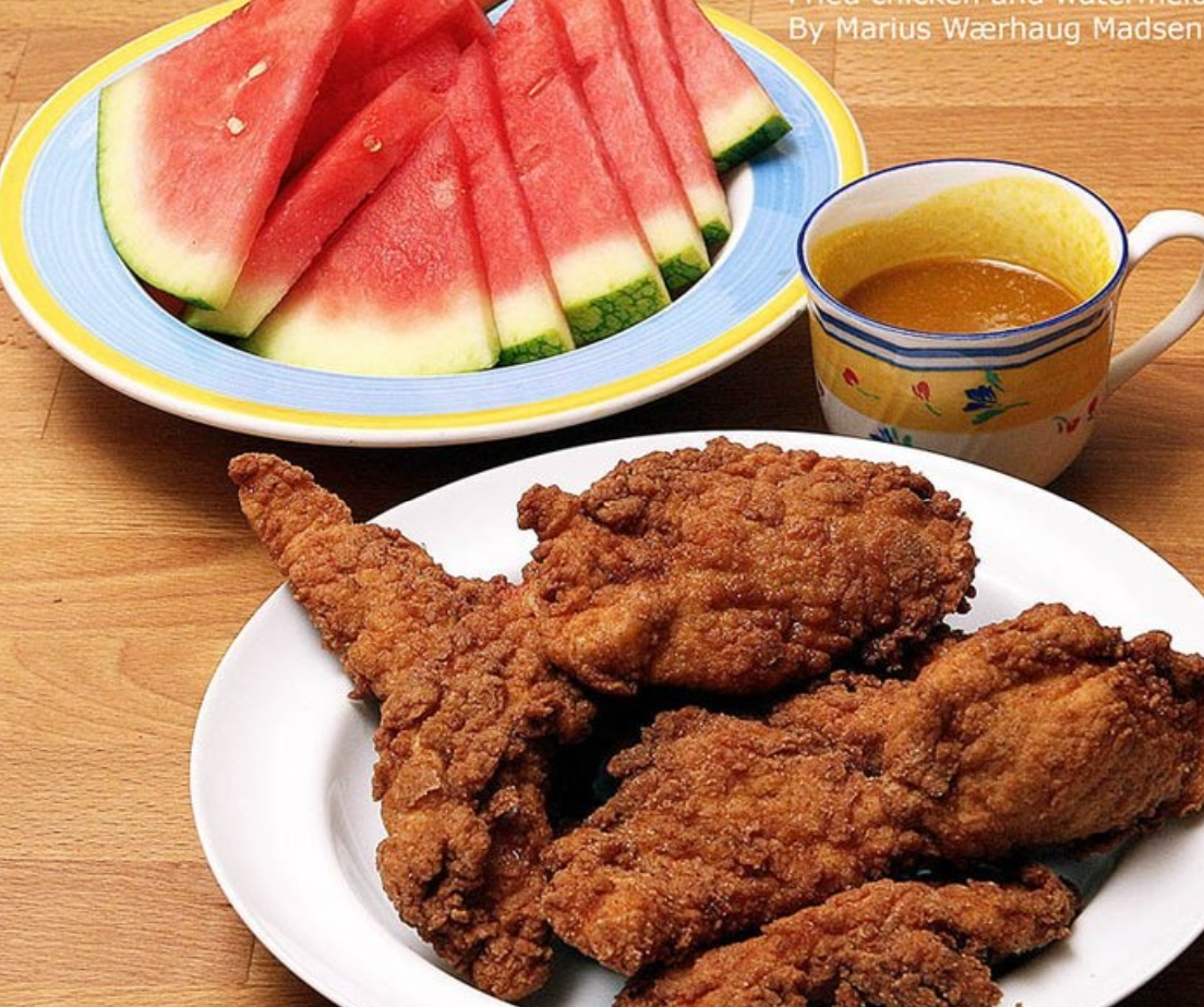 Kfc Obama Eating Watermelon