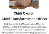 Chidi Okoro – Medium