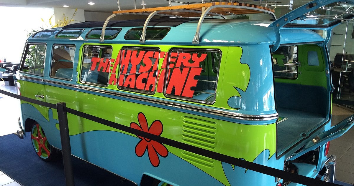 The Mystery Machine Arrives in Town - a fun poem | Everything Fun