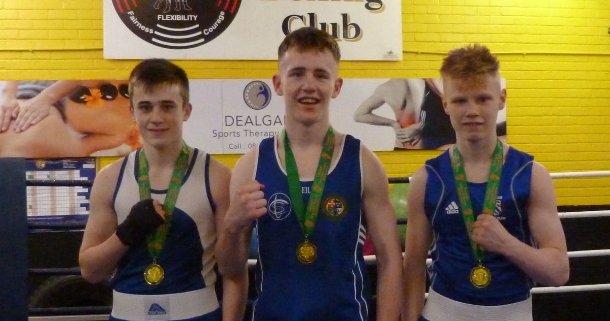 BOXING | Dealgan boxers do the triple crown at Leinster Championships ...