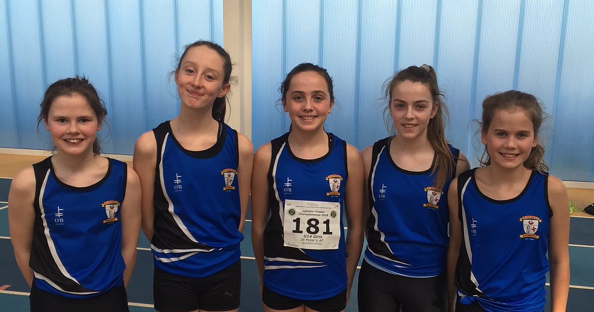 ATHLETICS | St Peter’s U14 girls just miss out on the medals at Relay ...
