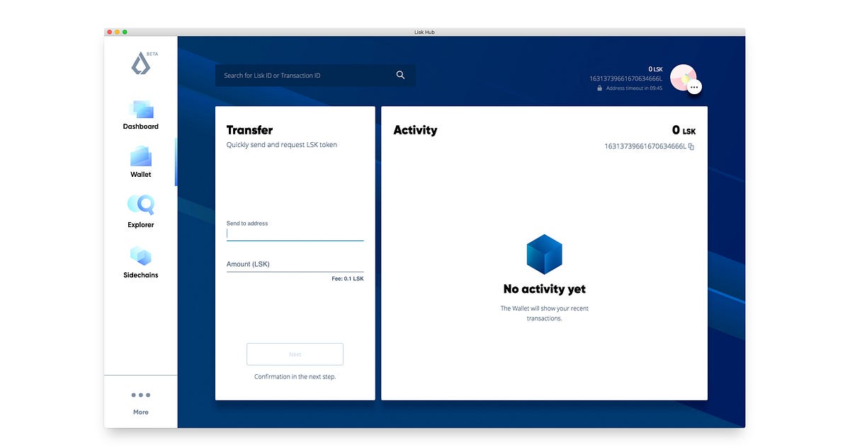 Lisk Hub Release Update As Part Of The Lisk Relaunch We By Lisk Lisk Blog Medium