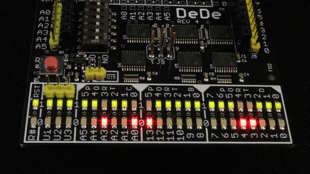 Add Indicator Lights And Diagnostic Pins To The Arduino Uno With Dede By Jeremy S Cook Medium