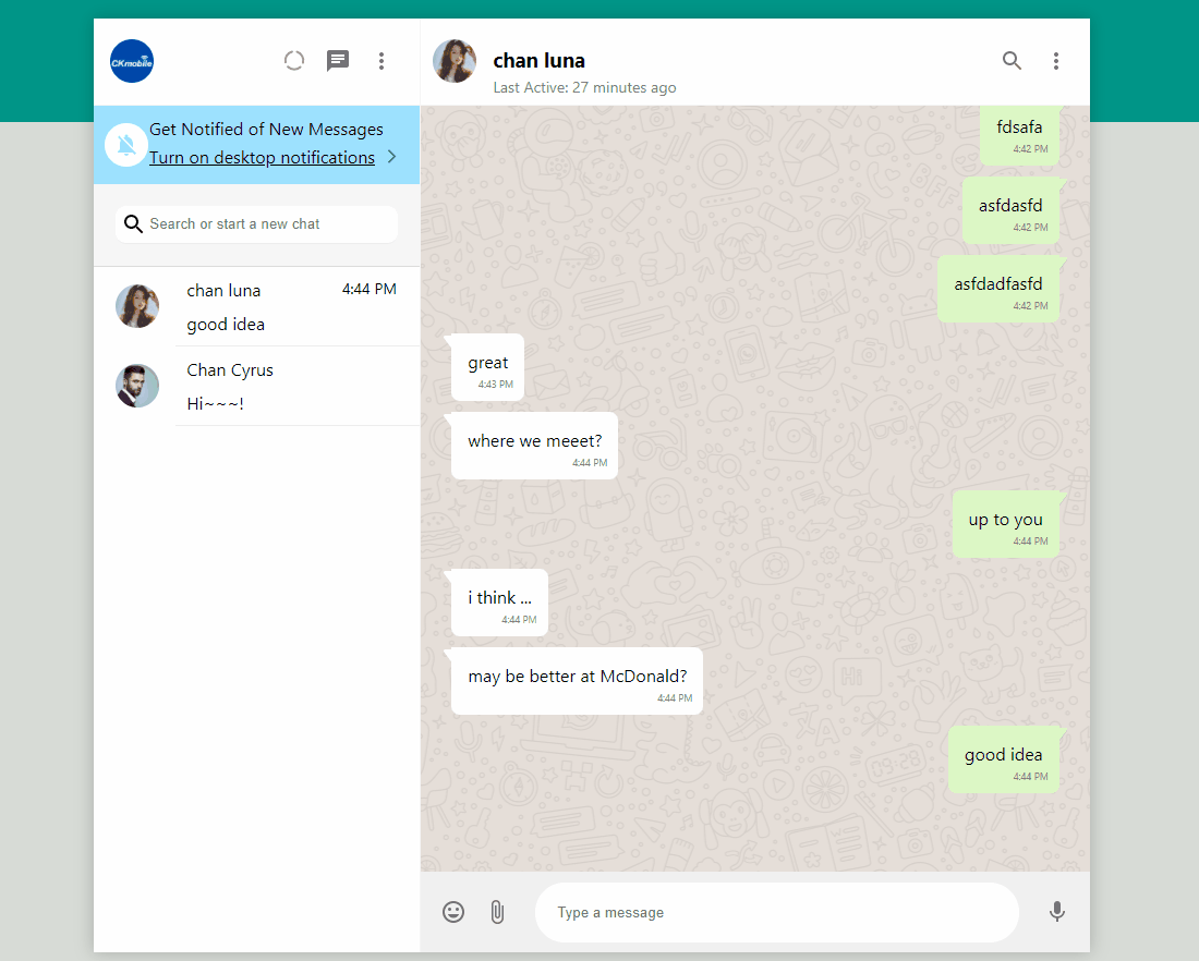 Create WhatsApp clone with Next.js Part 31 Scroll to bottom every time send message | by ...