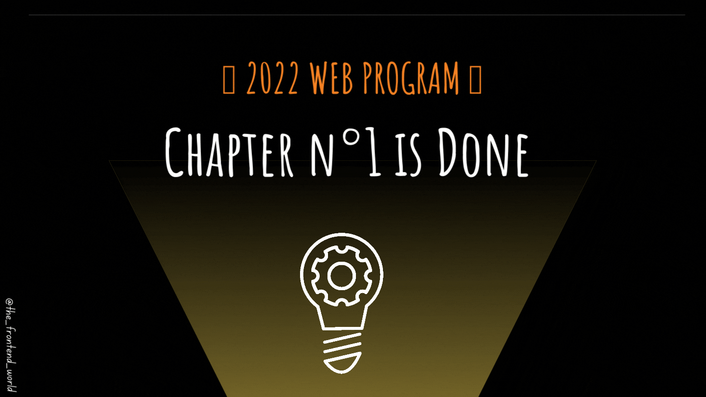 🔥 2022 Web Program Chapter n° 1 is Done | by FAM | Geek Culture | Medium