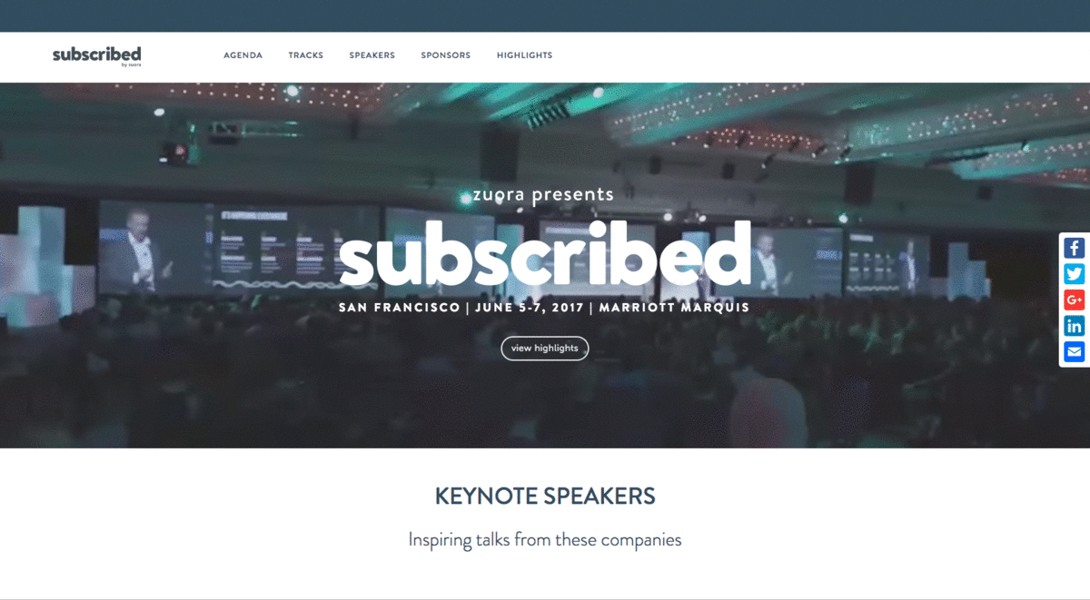 Zuora Microsite Navigation. Freedom to showcase relevant… | by Zach ...