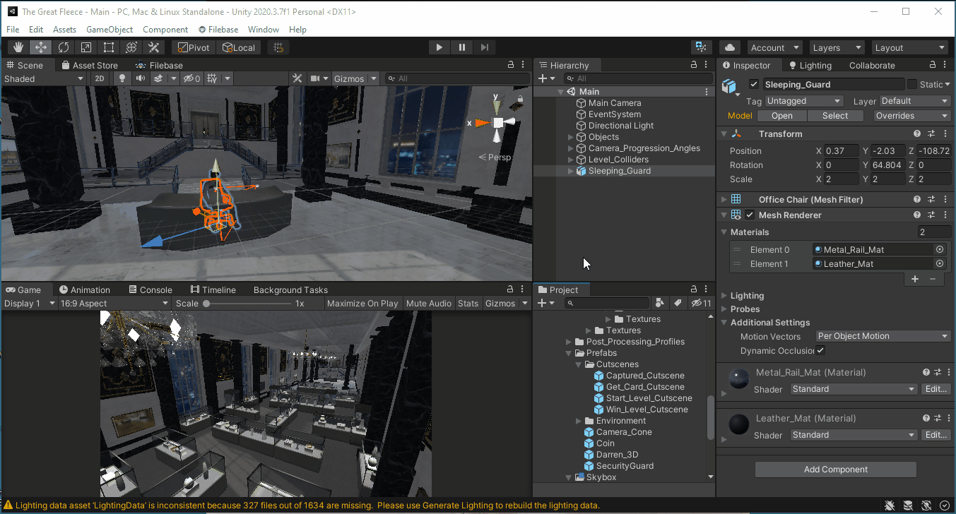 My Journey Becoming A Unity Game Developer Cutscenes Blocking The