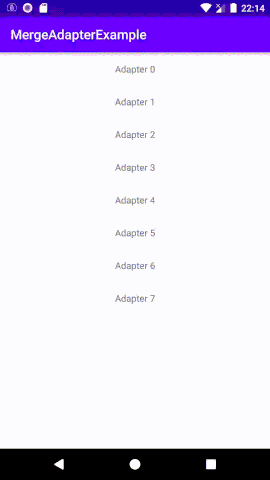 How to create Infinity Scroll using a RecyclerView with Merge Adapter ...