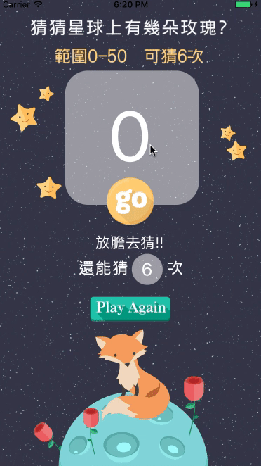 6 猜數字 和 1a2b App 目的 學習產生隨機數字，數字和字串之間的轉換。 By 彼得潘的 Ios App Neverland 彼得潘的 100 道 Swift Ios