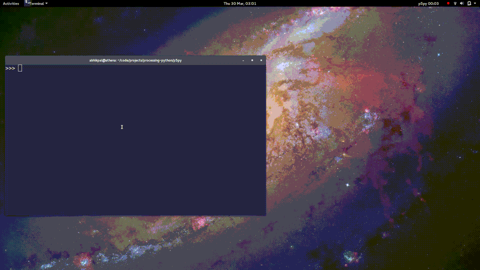 p5: A Python implementation of the Processing API | by Processing Foundation | Processing ...