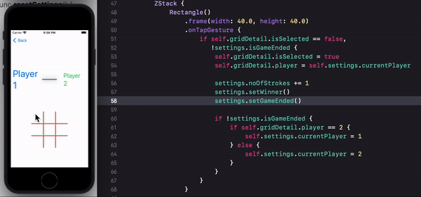 SwiftUI | Data flow | Tic-Tac-Toe Game | by Manisha Roy | Globant | Medium