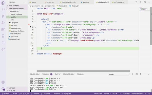 Simple React App-QR Generator. Develop a QR Code Generator React APP ...