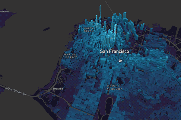 Dive into large datasets with 3D shapes in Mapbox GL | by Mapbox | maps ...