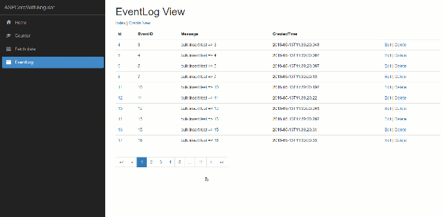 [NetCore]Asp.net Core with Angular 6-Pagination - RiCo’s Note - Medium