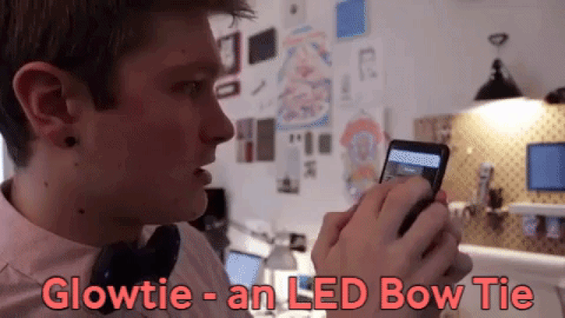 Let the WiFi-Controlled Glowtie Light Up Your Next Outfit | by Cameron ...