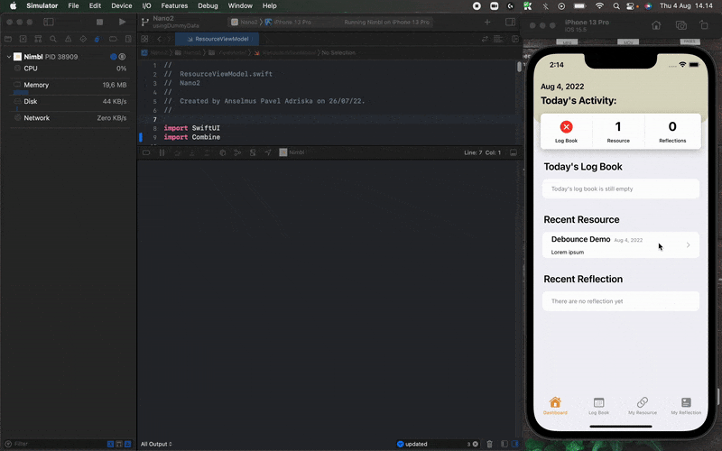 Debouncing User Input In Swiftui A Short Background Story I Often Use By Anselmus Pavel