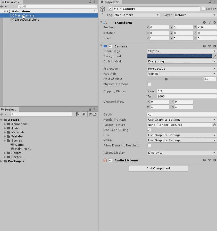 Loading Scenes in Unity. Creating the Main Menu | by John C Hills | Jun ...