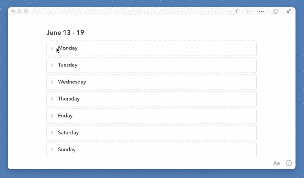 Hide and Show Note Content with Collapsible Section | by UpNote ...