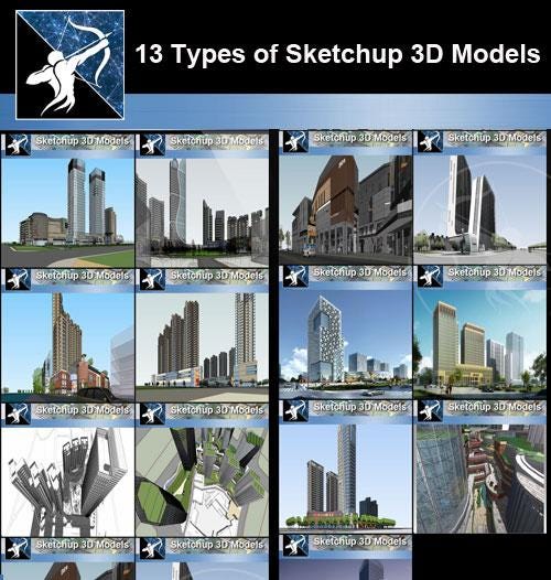 ★Total 107 Pritzker Architecture Sketchup 3D Models★ (Best Recommanded ...