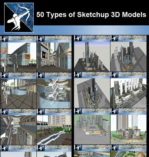 ★Total 107 Pritzker Architecture Sketchup 3D Models★ (Best Recommanded ...