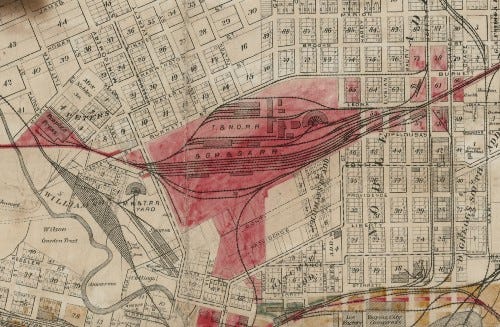 Map of Houston, Harris County, Texas, 1900 | by Texas General Land ...