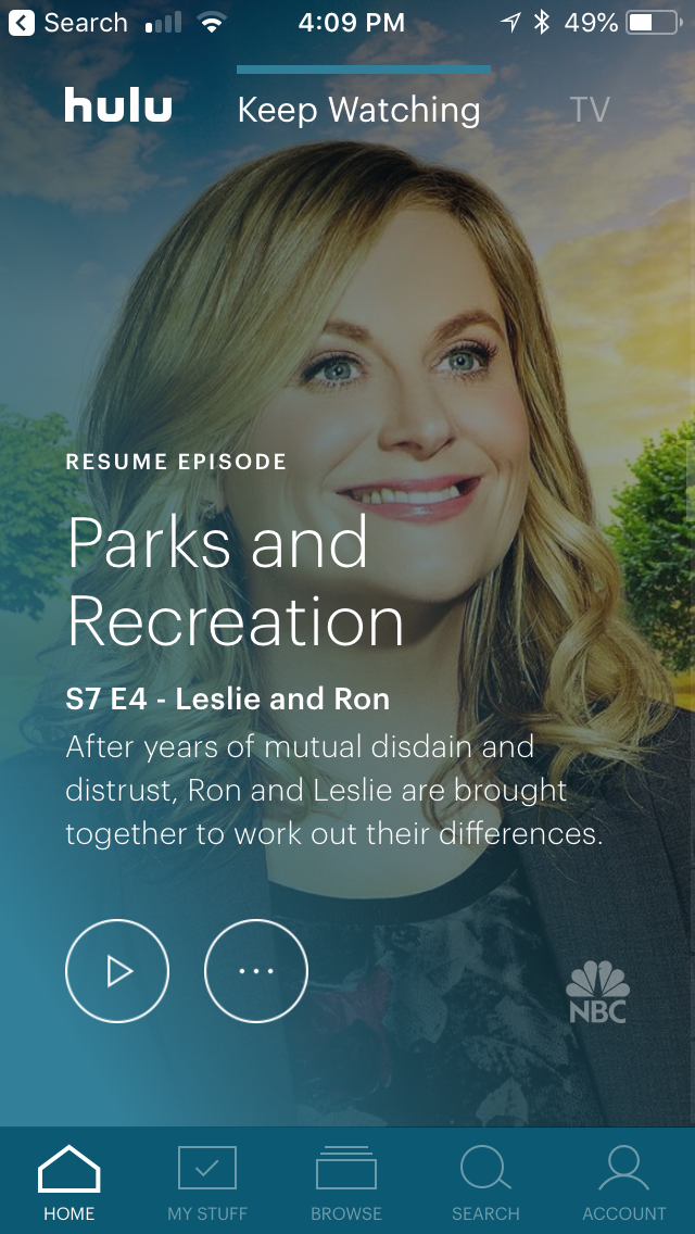 UI/UX Critique: Hulu Mobile App. The hulu app provides tv and movie ...